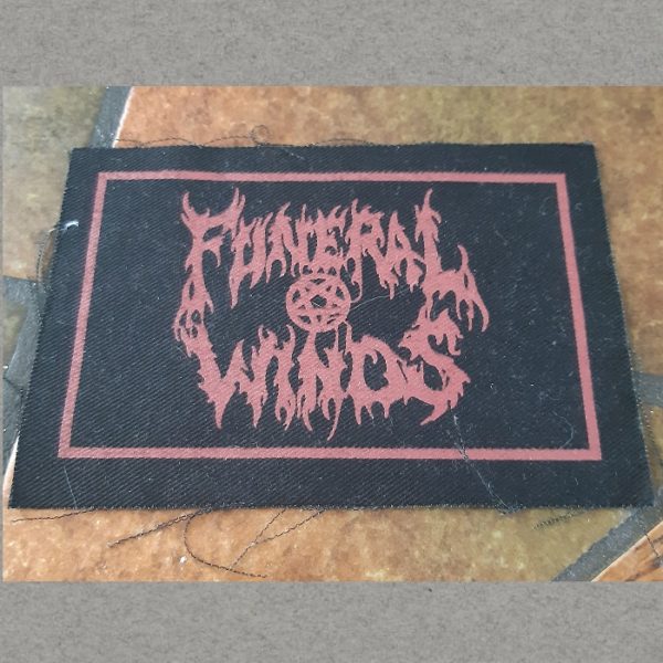 Funeral Winds (screenprint) patch - zwaertgevegt